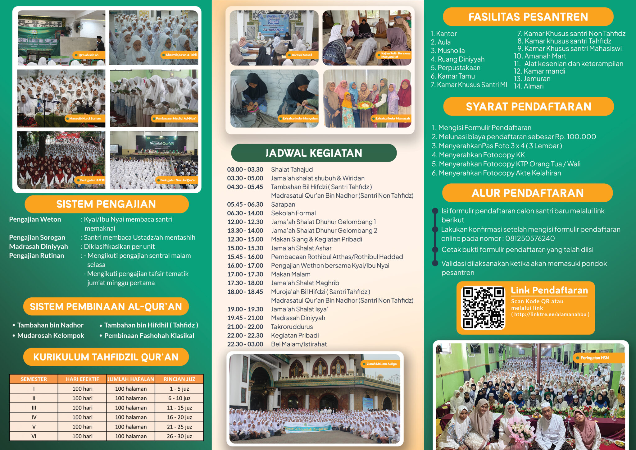 Penerimaan Santri Baru 2025 - Pondok Pesantren Al-Amanah